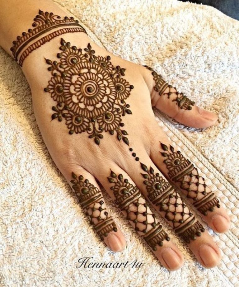 Latest 20 Stylish & Easy Pakistani Mehndi Designs With Images