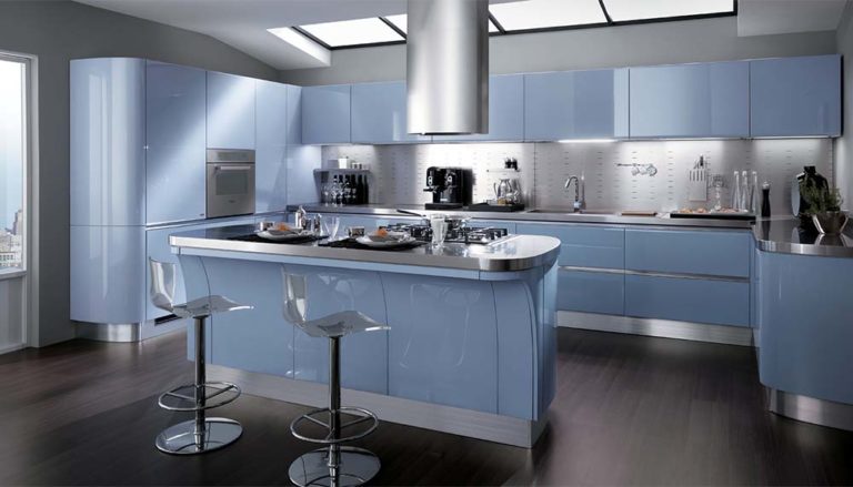 Inspiring Blue Kitchen Ideas To Renovate Your Kitchen | LivingHours