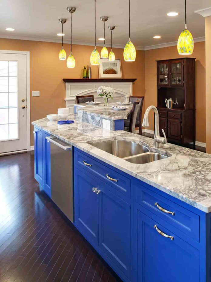 Inspiring Blue Kitchen Ideas To Renovate Your Kitchen | LivingHours